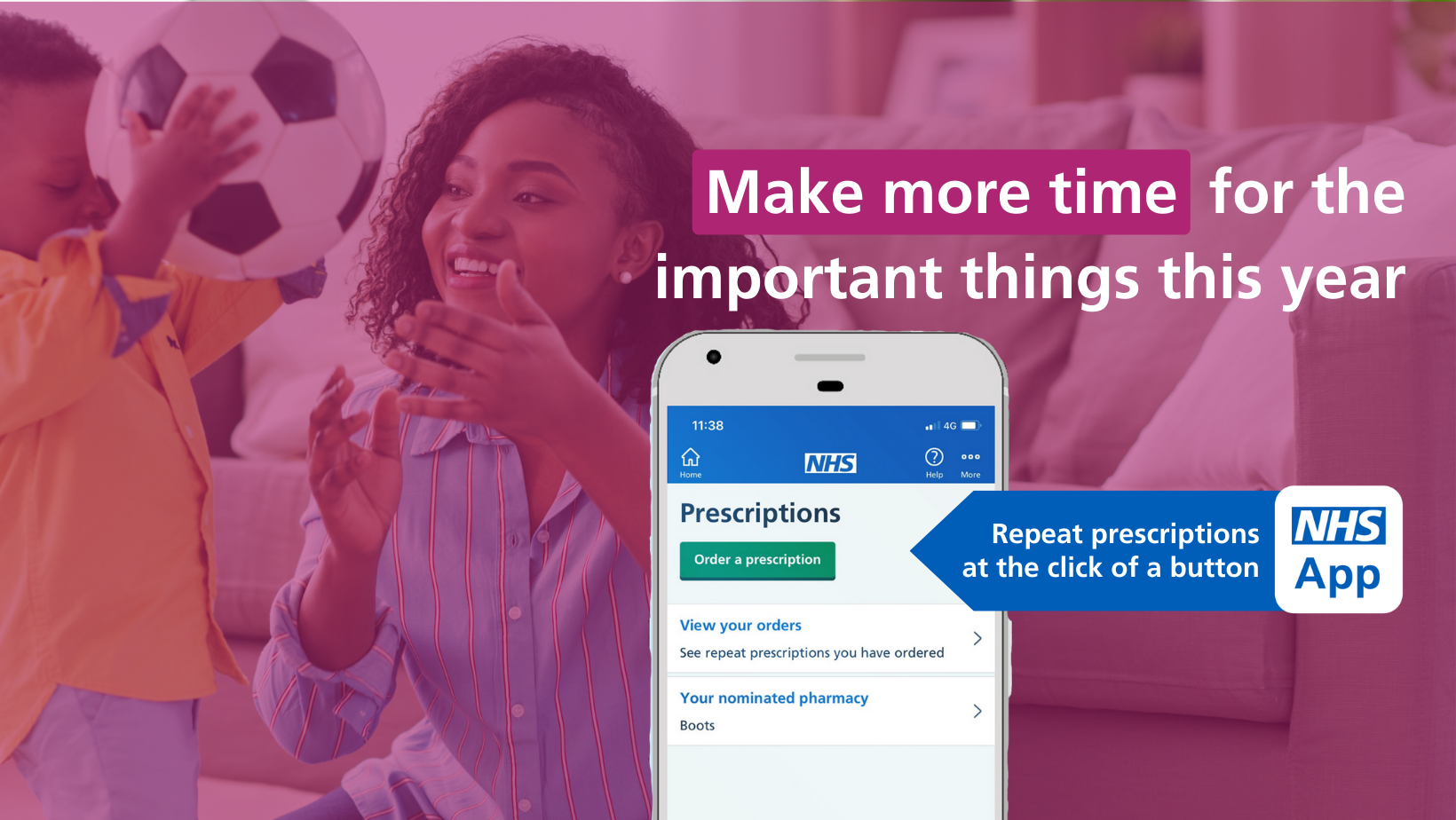 Make more time for the important things - order repeat prescriptions on ...